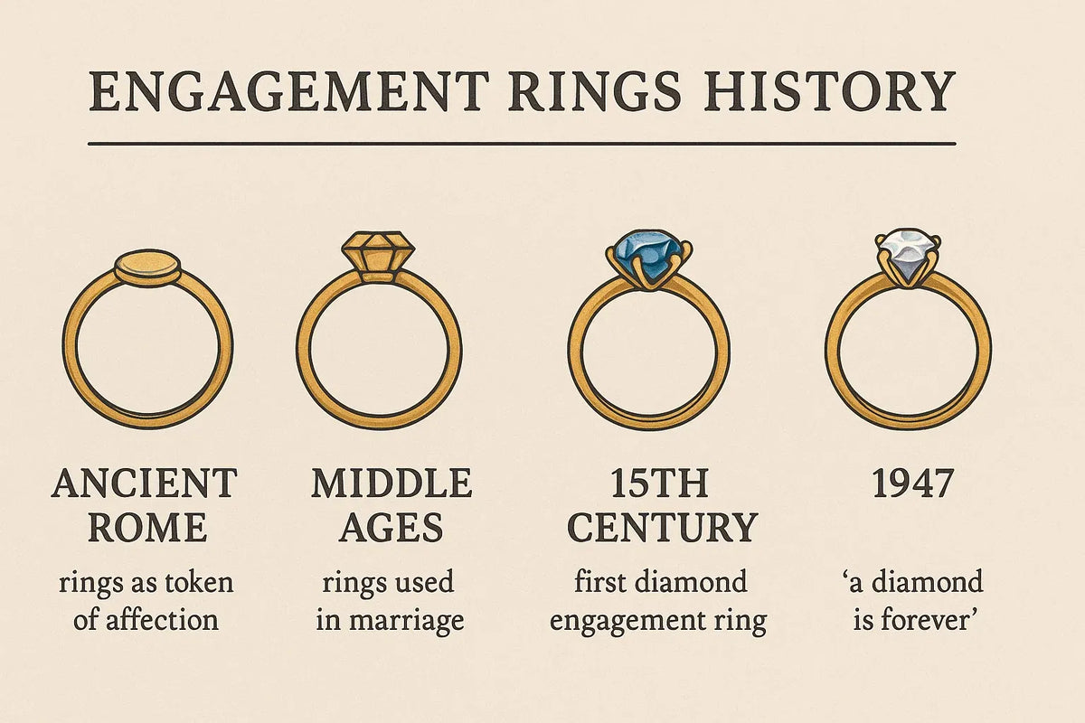 Complete History of Engagement Rings - From Ancient Rome to Today ...