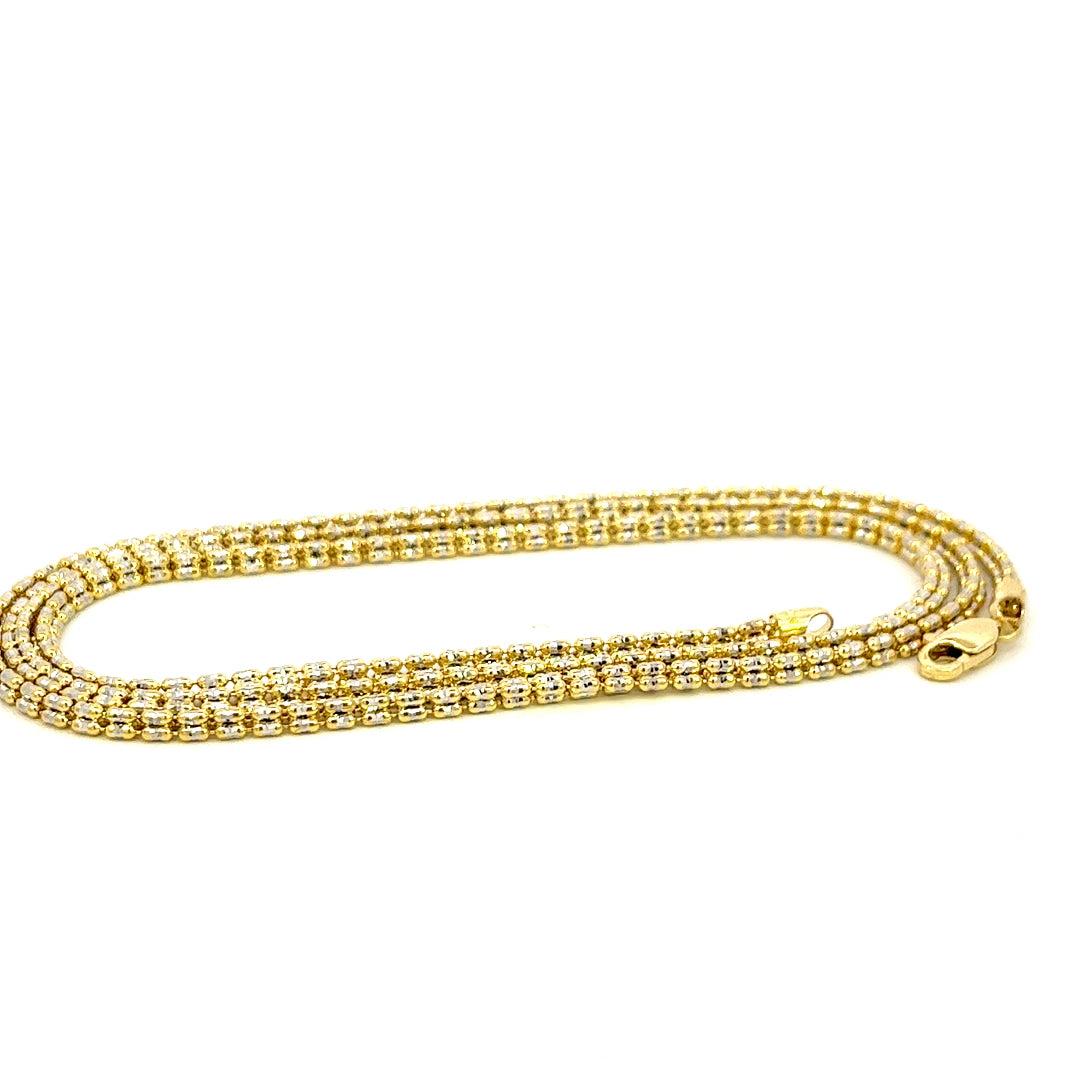 Gold Ice Chain 2.5mm | Stylish Design for Every Occasion – Solomon & Co.