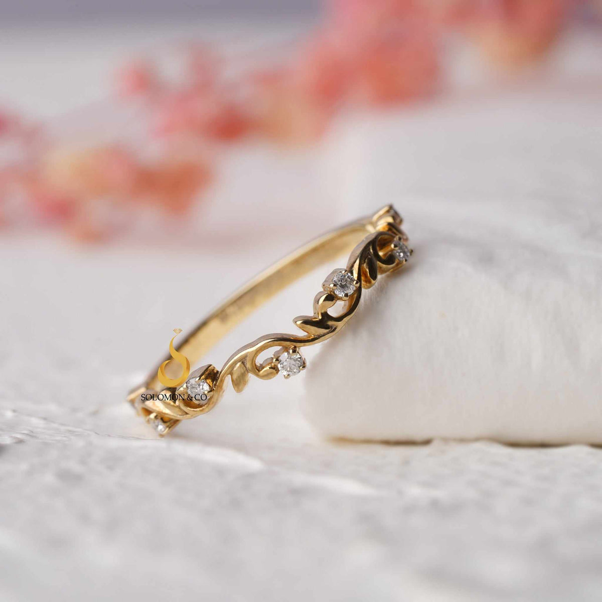 Vintage Inspired Art Deco Wedding Ring | Diamond Rings – Solomon & Co.